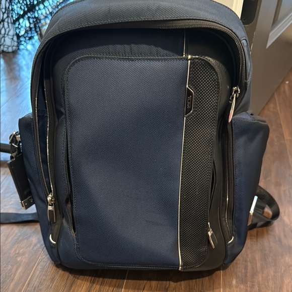 Tumi | Bags | Tumi Navy Backpack | Poshmark